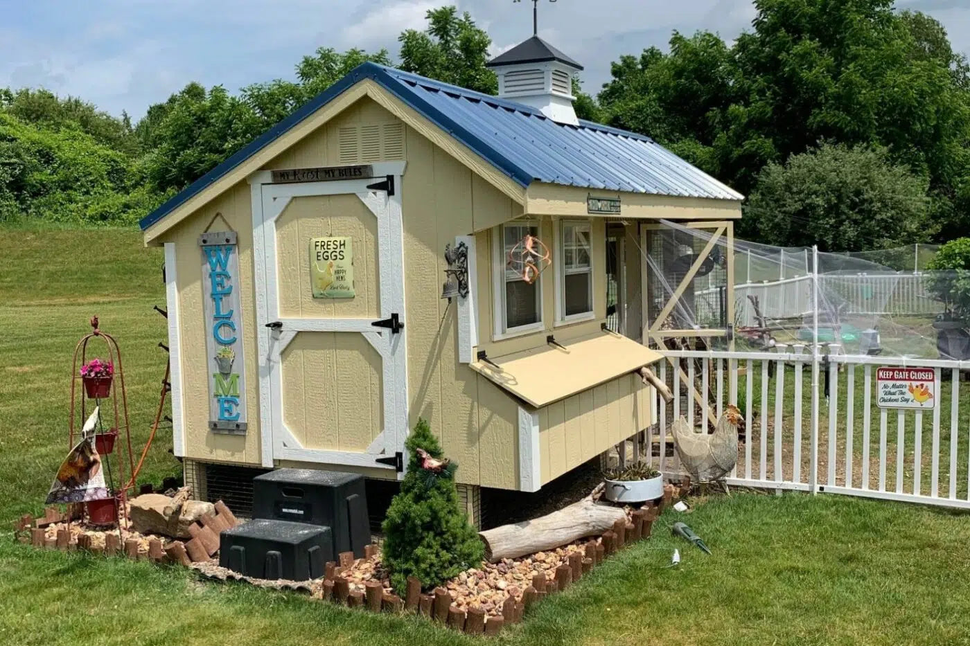 Amy’s Chicken Coop with Run – Cluck & Coop